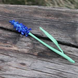 Glass Flower Muscari, Muscari Spring Arrangement, Bouquet, Botanical ...