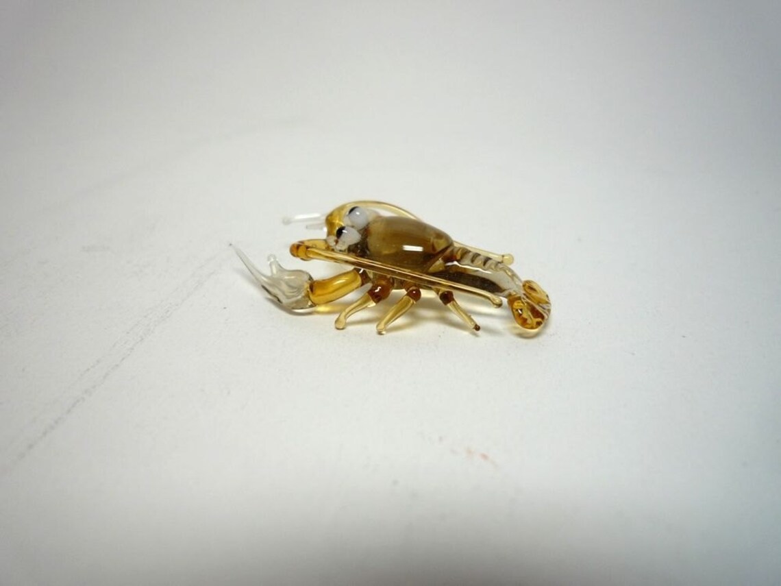 Glass Lobster Glass Glass Crawfish Art Glass Blown Glass - Etsy