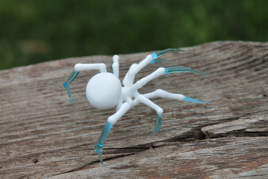 Glass Spider Spider Blown Glass Art Glass Sculpture Made Of | Etsy