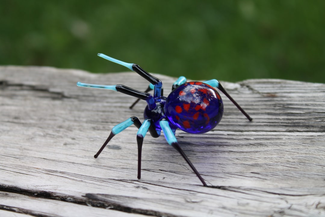Art Glass Spider Sculpture Glass Figurine Art Insect Blown Glass Spider ...