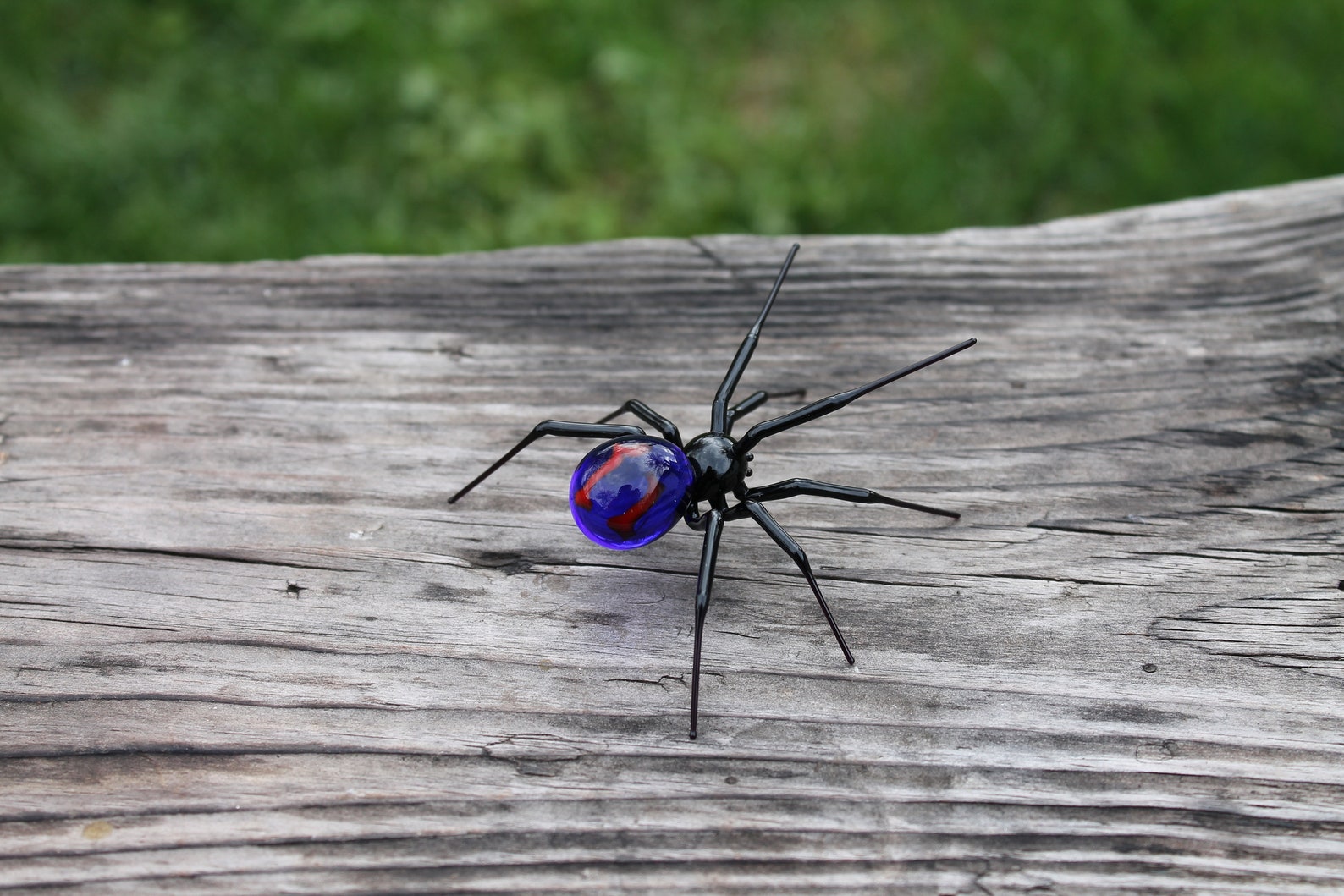 Spider Glass Art Glass Spider Figurine Glass Figurine Insects - Etsy