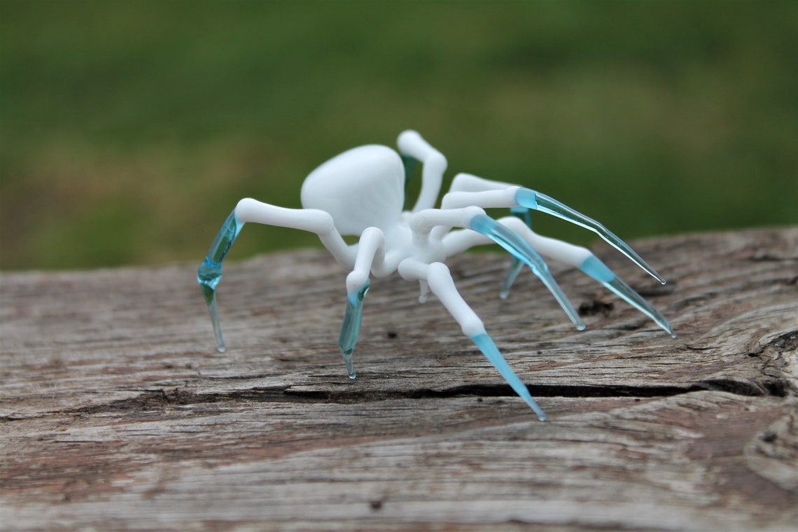 Glass Spider Spider Blown Glass Art Glass Sculpture Made Of | Etsy