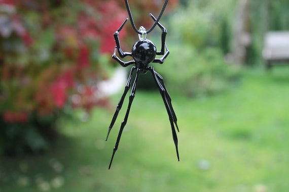 Pendant Spider Animals Glass Hanging Blown Glass Spider - Etsy
