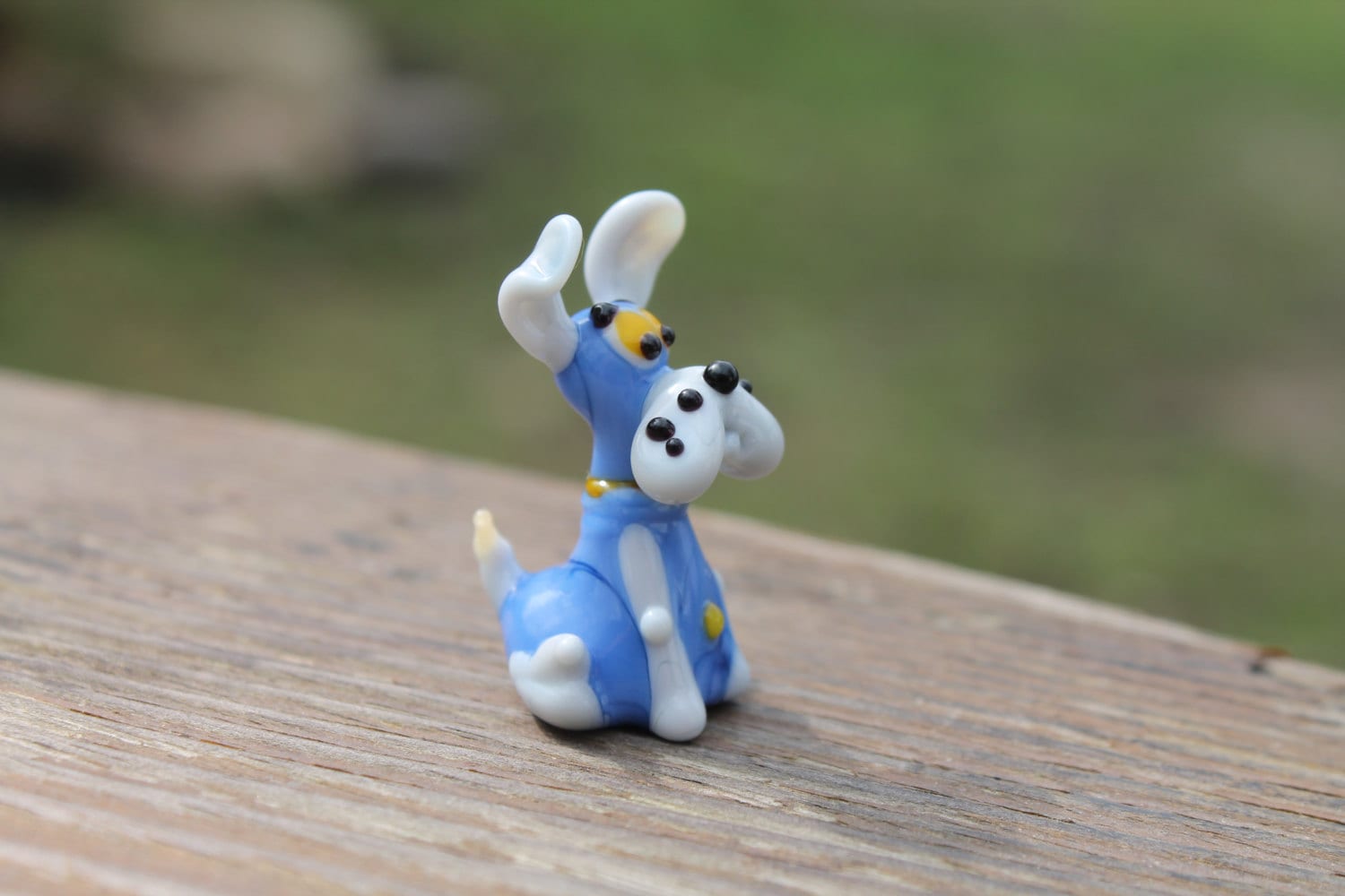 Little Glass Dog Small Mini Glass Animal Figurines Glass | Etsy