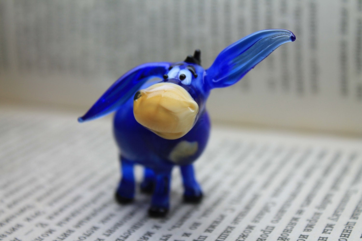 Blown Glass Donkeys Glass Donkey Sculpture Collectible Donkey - Etsy