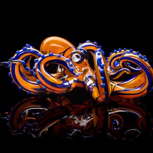 Art Glass Octopus, Glass Octopus, Octopus Art ,octopus Decor, Octopus ...