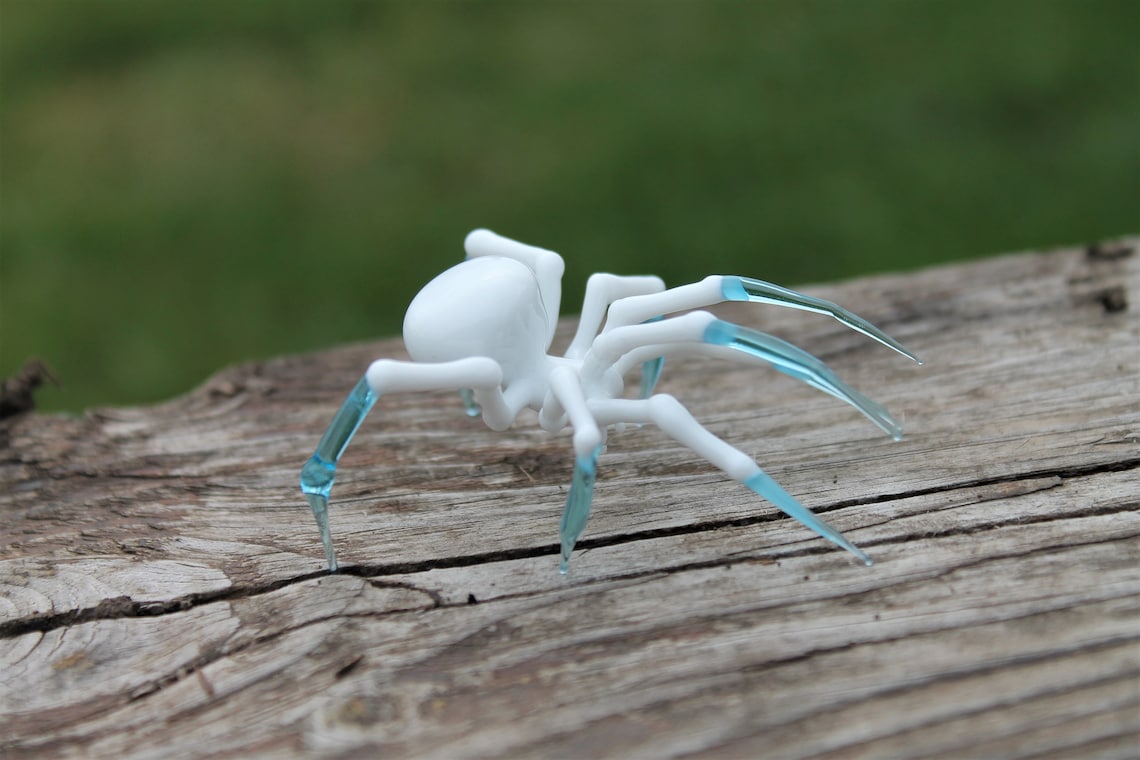Glass Spider Spider Blown Glass Art Glass Sculpture Made Of | Etsy