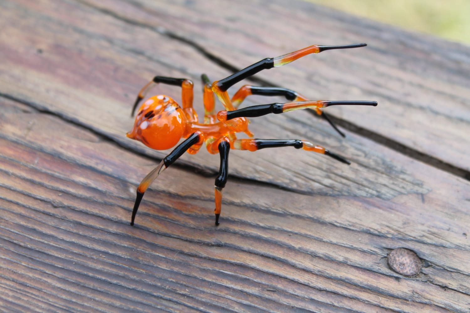 Glass Spider Spider Blown Glass Art Glass Glass Figurines - Etsy
