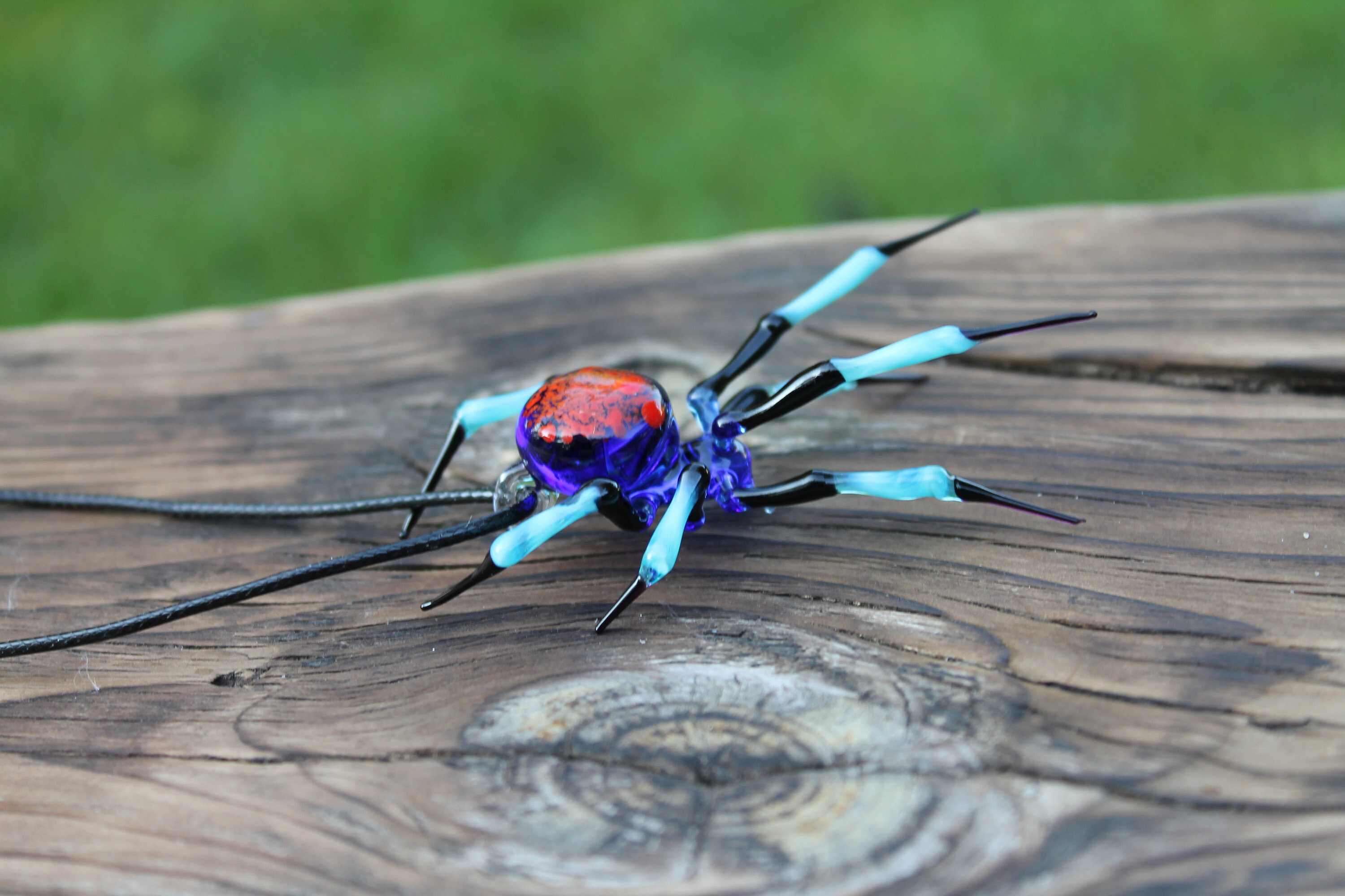 Spider Necklace, Goth Necklace, Spider Pendant, Spider Pendant, Jeweled ...