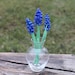 Glass Flower Muscari, Muscari Spring Arrangement, Bouquet, Botanical ...