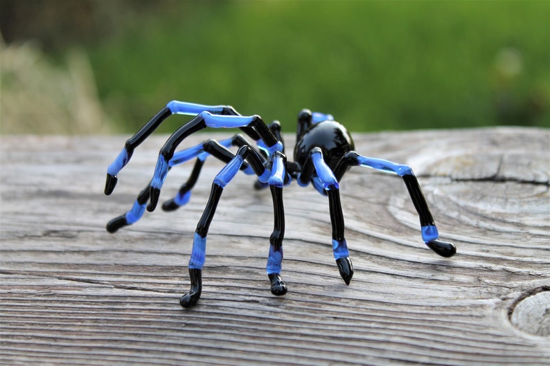 Hand Blown Glass Tarantula Blown Glass Tarantula Spider Sculpture ...