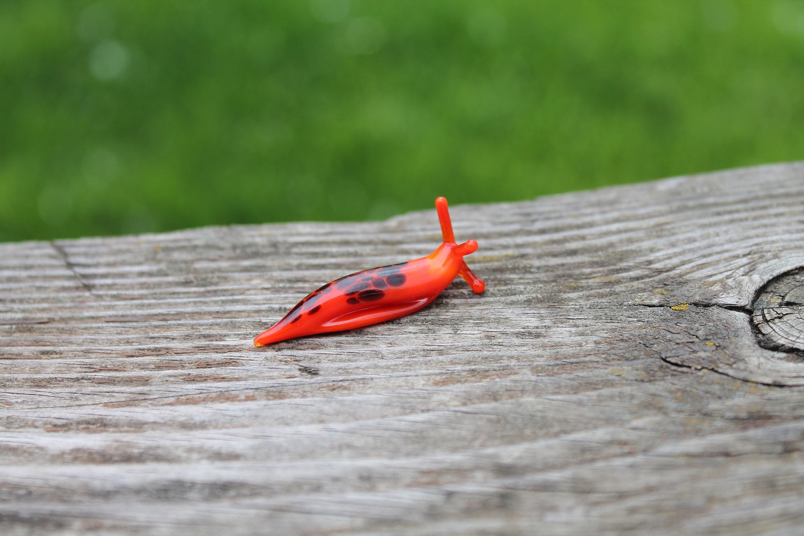 Spotted Slug Glass Sculpture GLASS SLUG Lampwork Glass Animals ...
