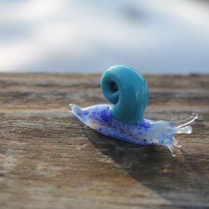 Snail Glass Sculpture GLASS SLUG Lampwork Glass Snail Handcrafted - Etsy