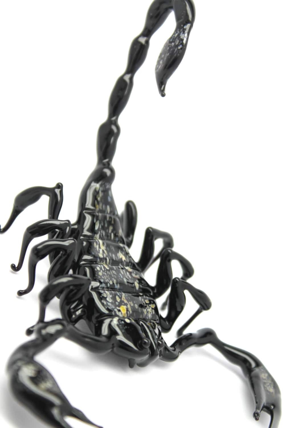 Black Glass Scorpion Figurine Glass Scorpio Scorpion Glass - Etsy