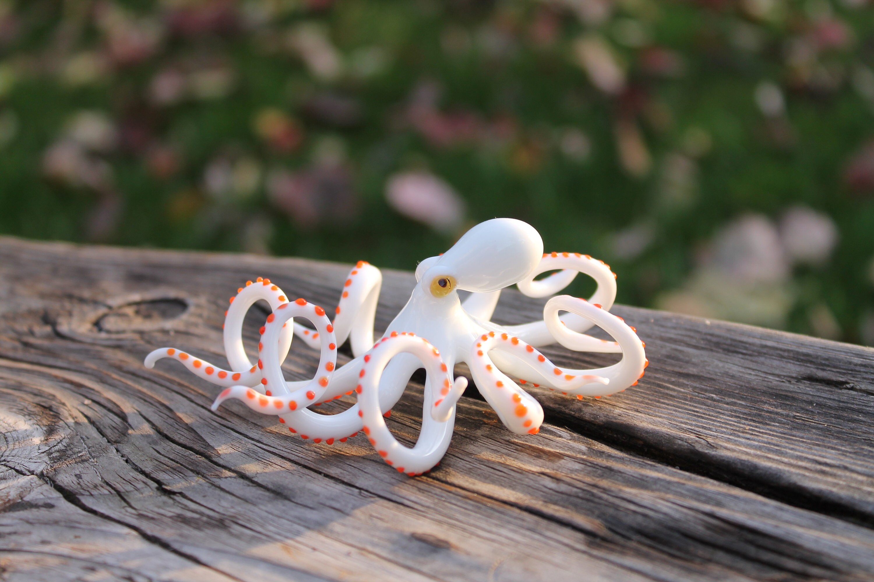 Blown Glass Octopus Glass Figurine Octopus Glass Ocean Octopus - Etsy