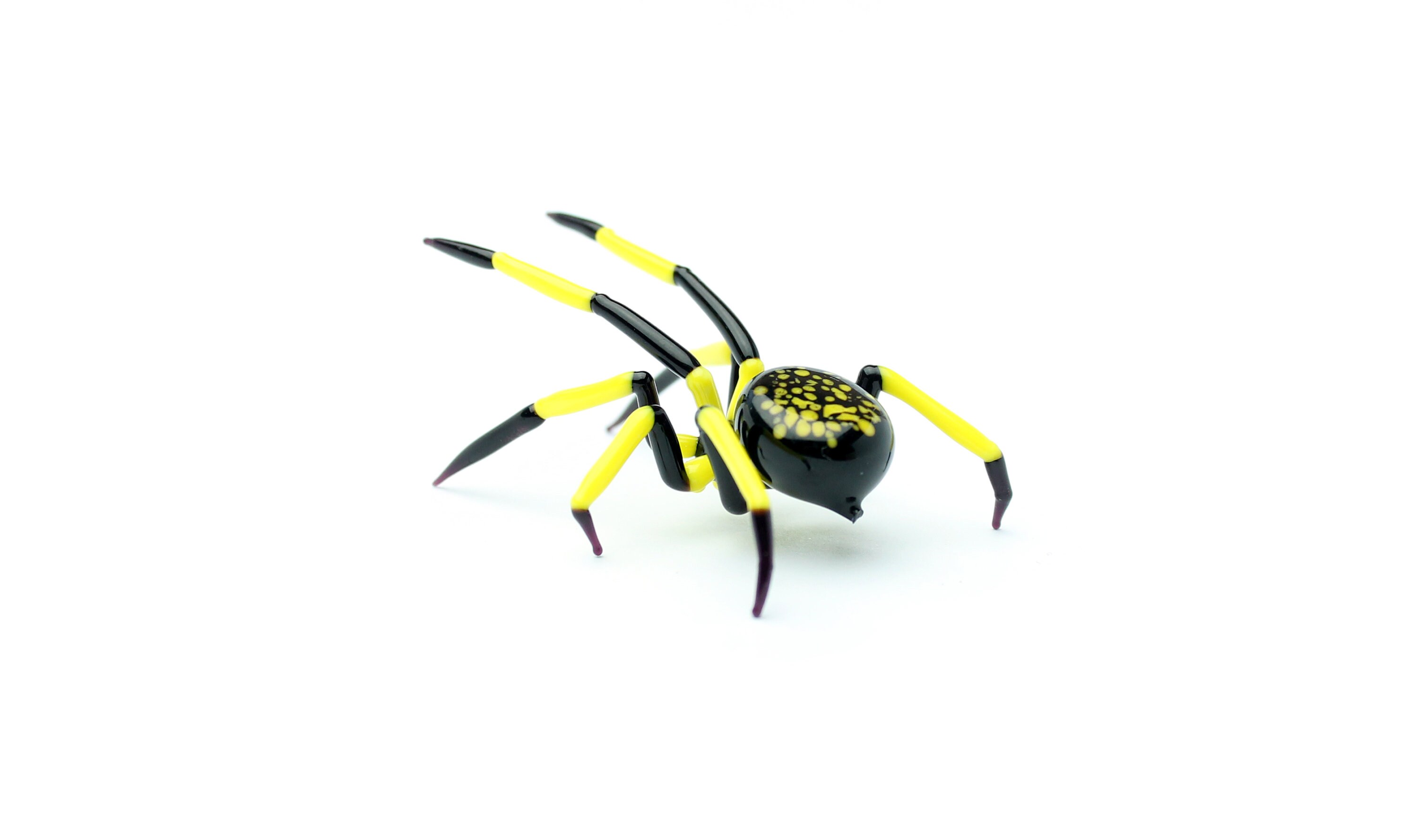 Glass Spider Spider Blown Glass Art Glass Sculpture Made of - Etsy