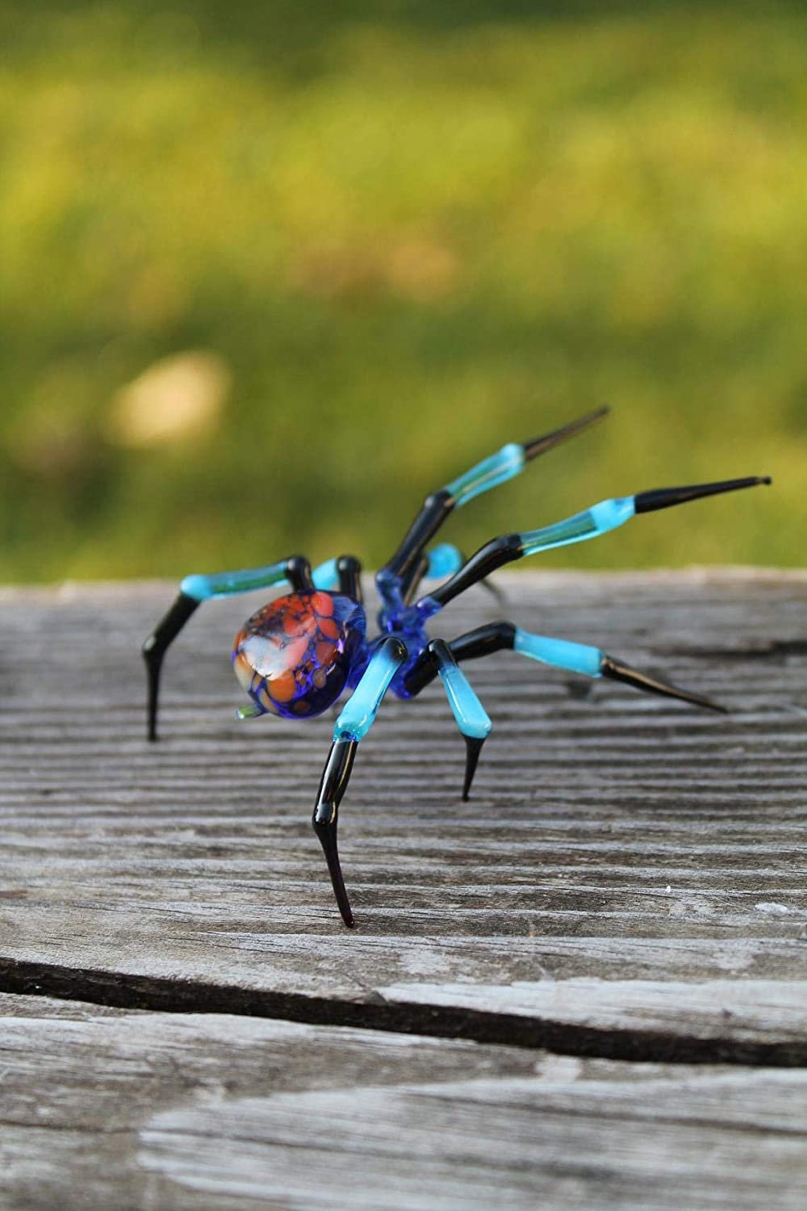 GLASS SPIDER Lampwork Handcrafted Glass Animal Art Glass - Etsy