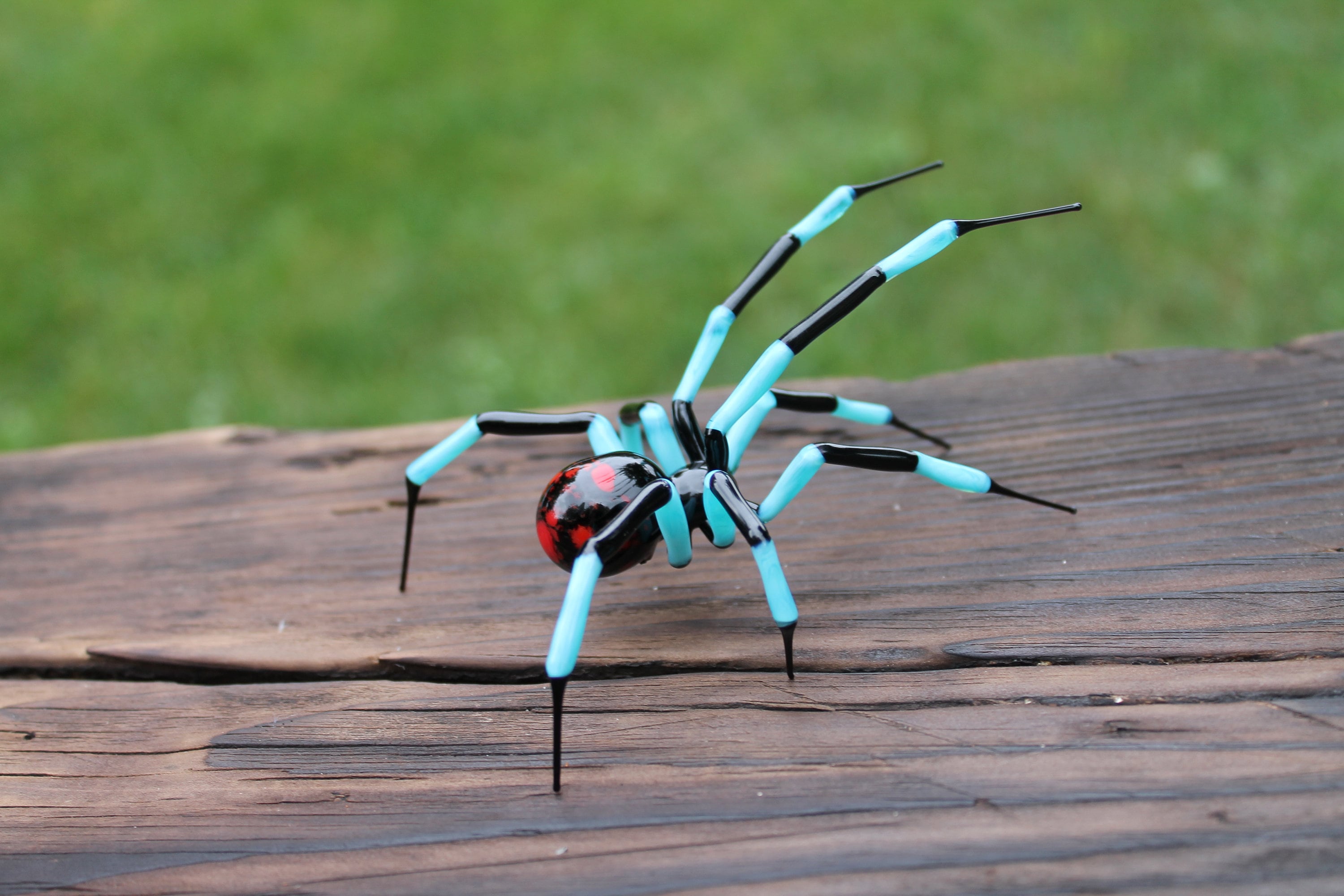 Spider Animals Glass Art Glass Blown Spider Blown Glass Figurine Hand ...