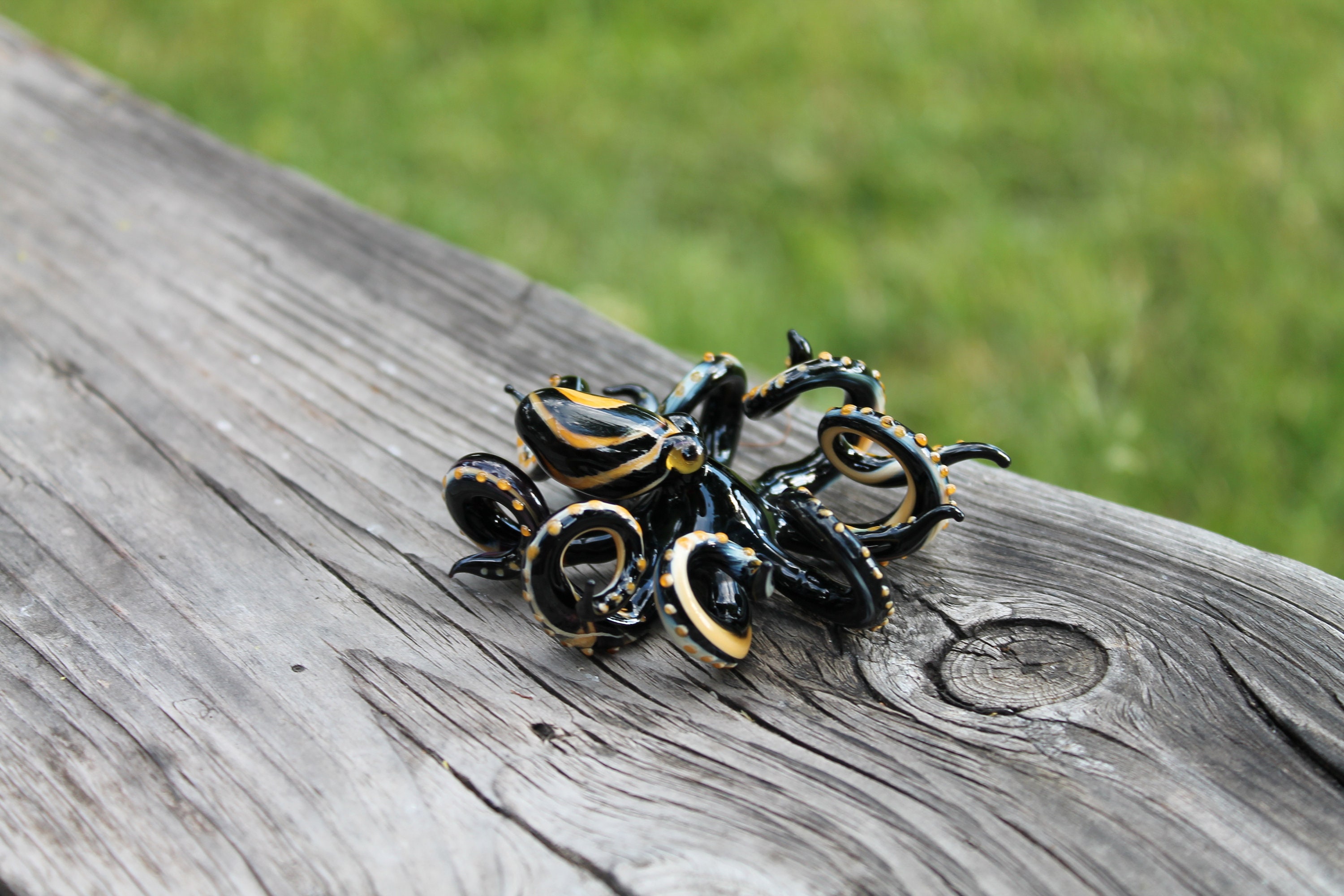 Blown Glass Octopus Glass Figurine Octopus Glass Ocean Octopus - Etsy