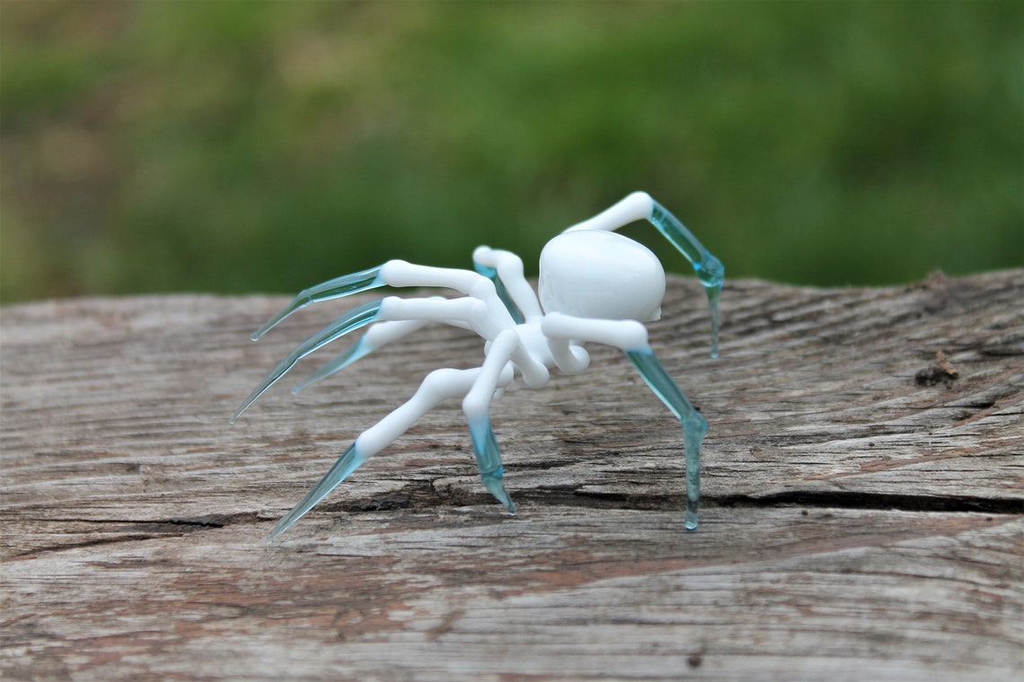 Glass Spider Spider Blown Glass Art Glass Sculpture Made Of | Etsy