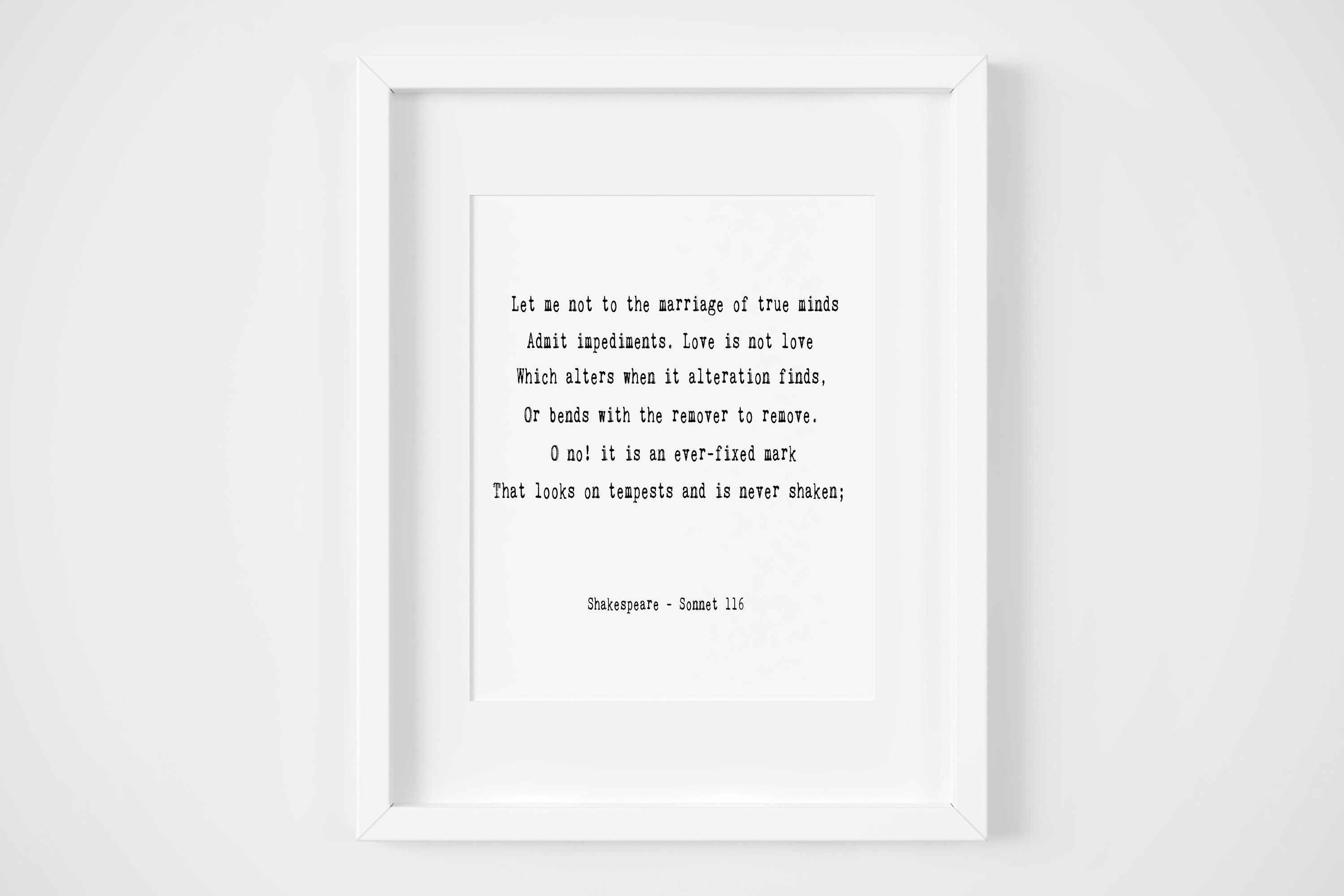 Shakespeare Sonnet 116 Quotes