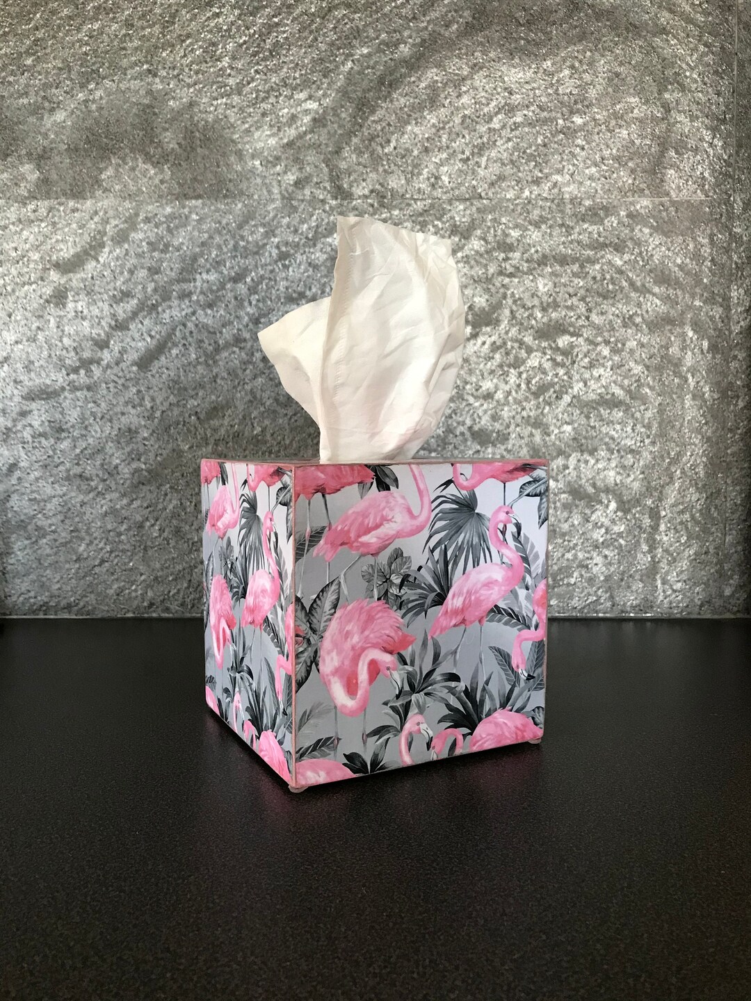 Flamingo Home Decor Tissue Box Cover Girl Room Decor Flamingo Flamingo ...