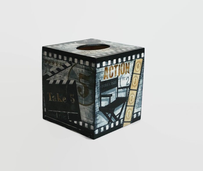 Gift for Actor Cinema Tissue Box Movie Camera Tissue Box Cover | Etsy