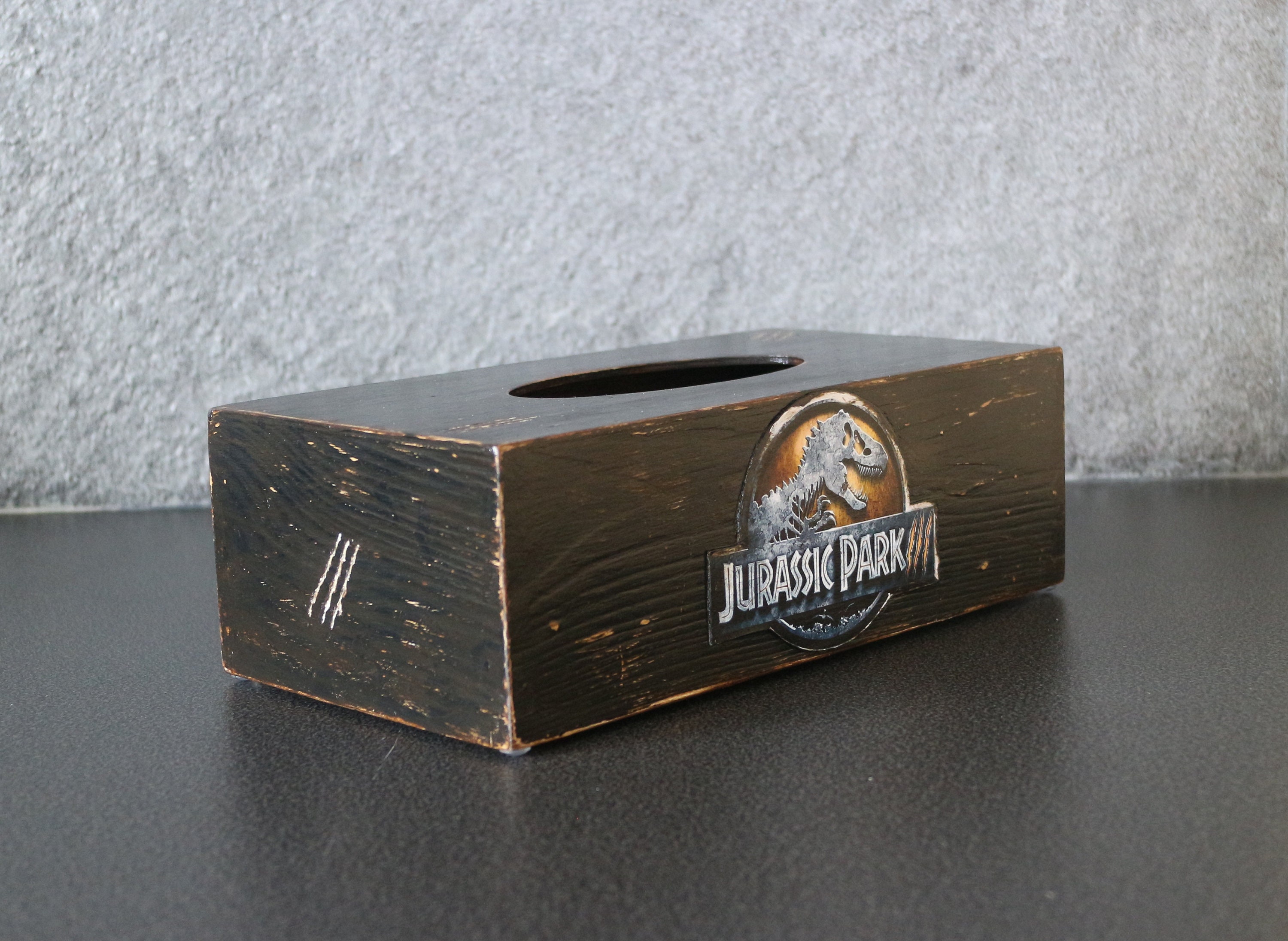 Tissue Box Dinosaur Jurassic park Rectangular tissue box | Etsy