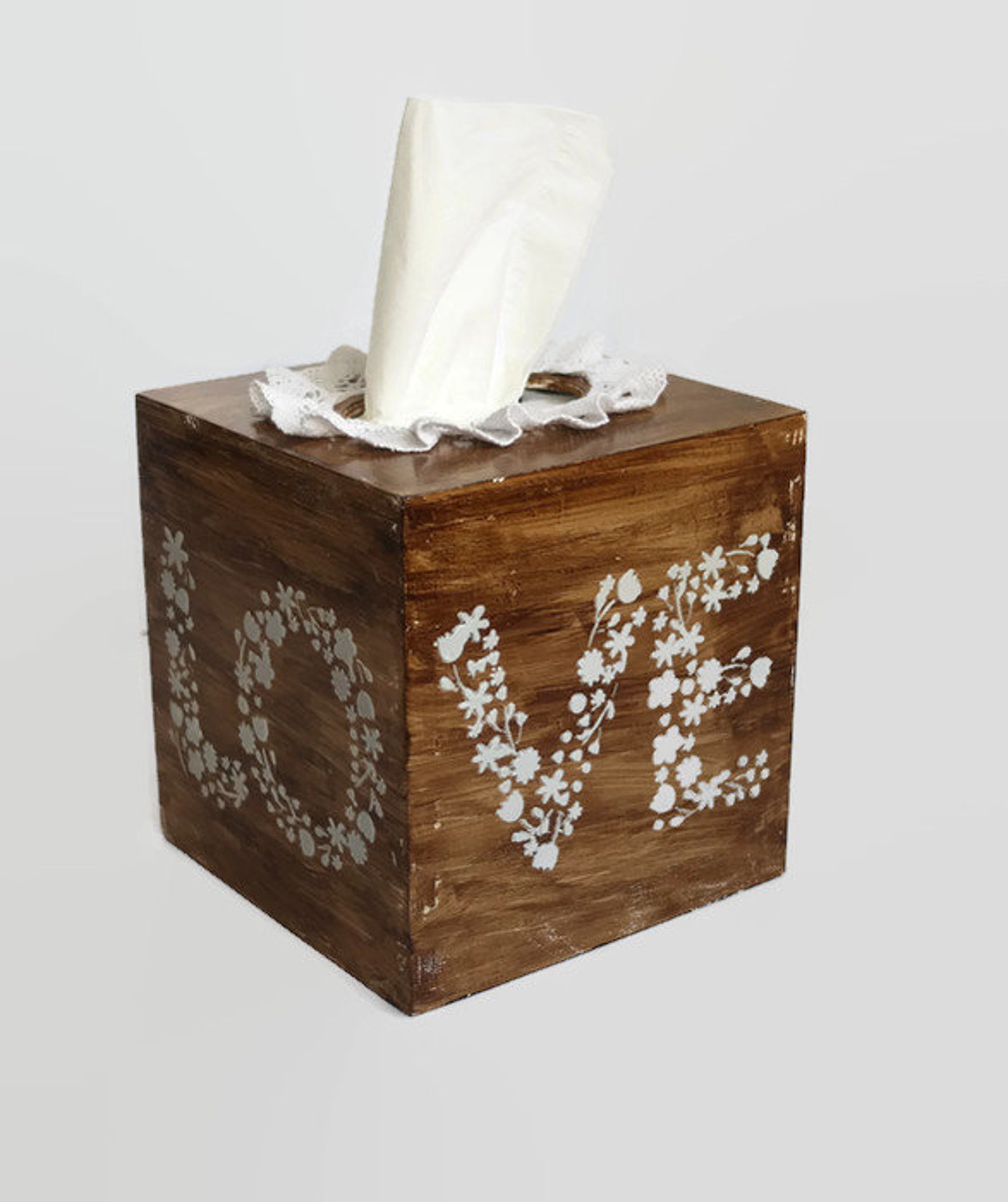 Tissue Box Cover Love Wedding Theme Wedding Gift Square Tissue | Etsy