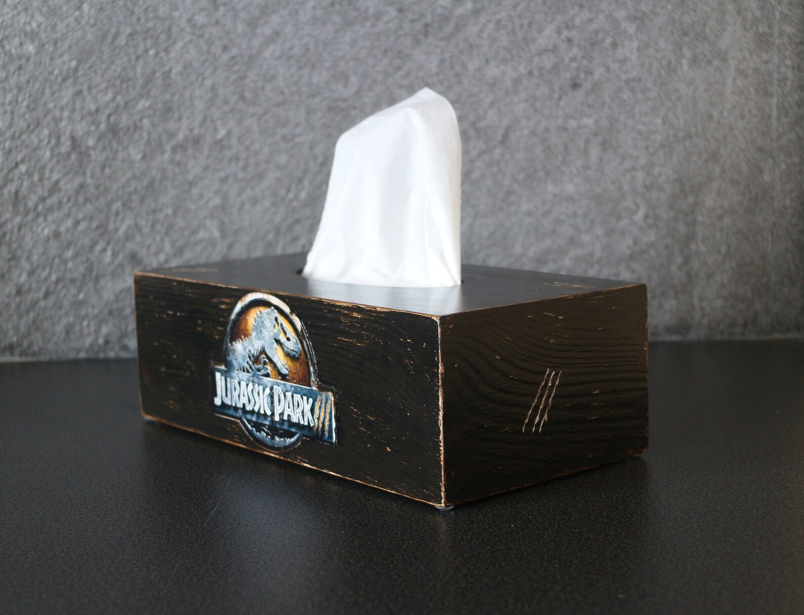 Tissue Box Dinosaur Jurassic park Rectangular tissue box | Etsy