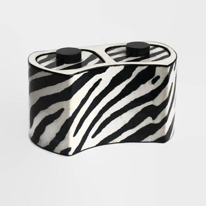 Mini Chest Drawers Zebra Box Zebra Print Zebra Decor Wood Ring Box ...