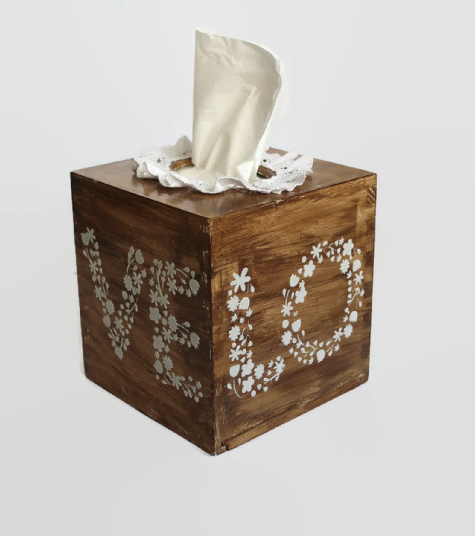 Tissue Box Cover Love Wedding Theme Wedding Gift Square Tissue | Etsy