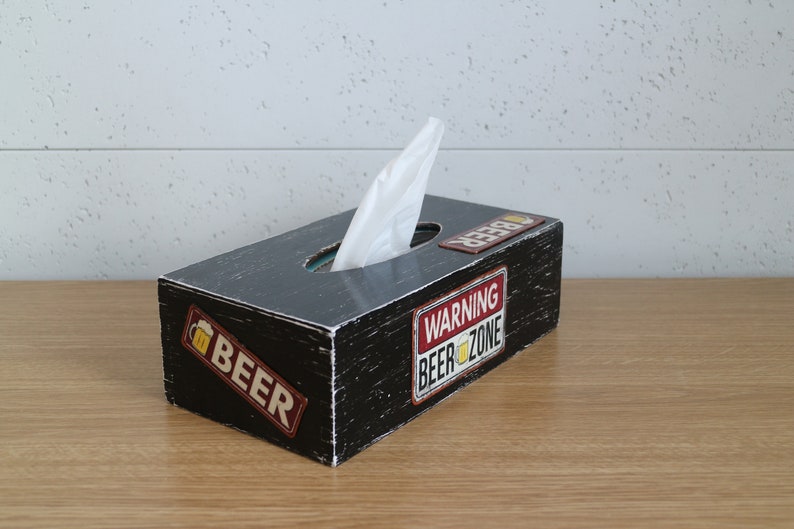 Beer Lovers Gift Tissue Box Cover Beer Father's Day Beer | Etsy