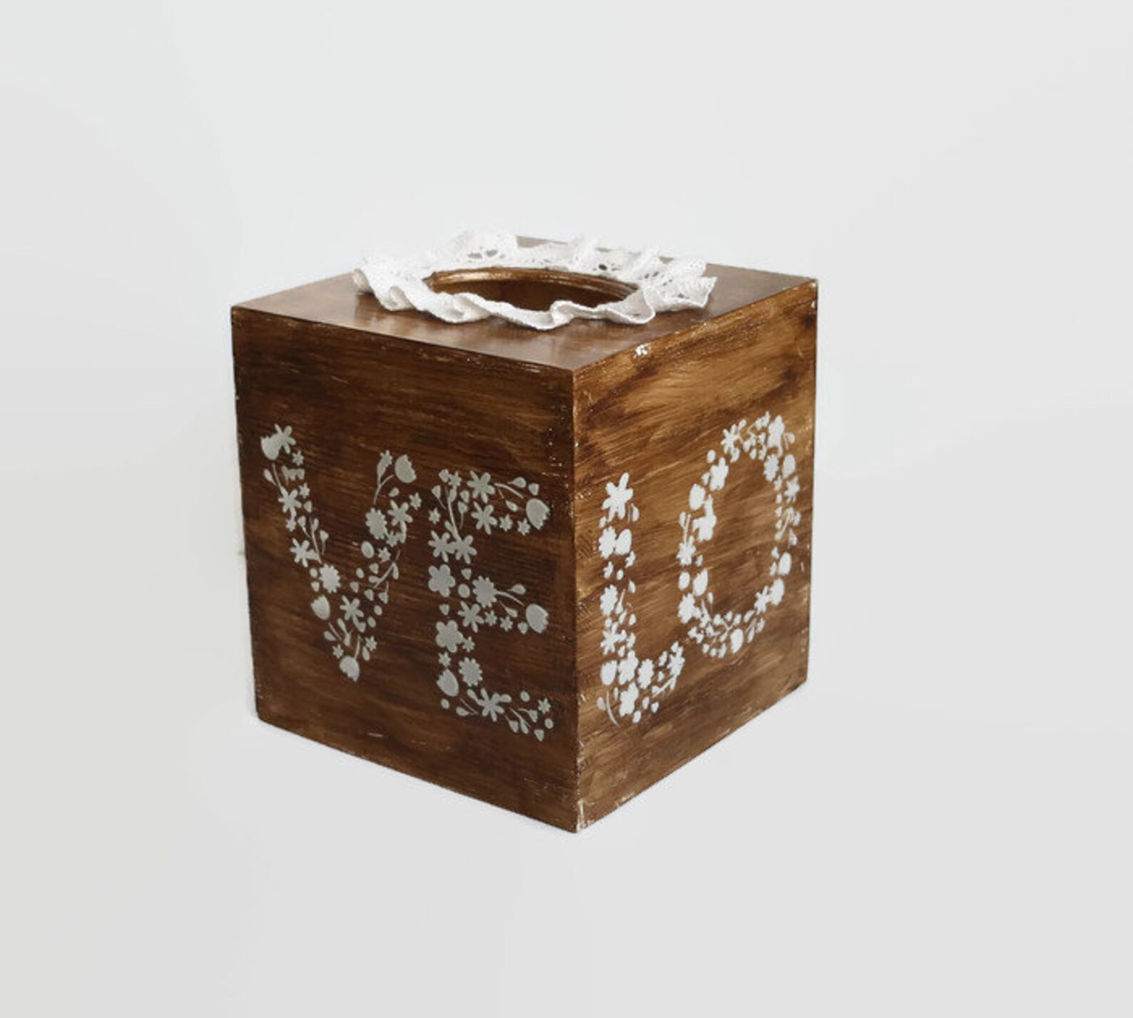 Tissue Box Cover Love Wedding Theme Wedding Gift Square Tissue | Etsy