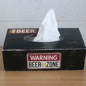 Beer Lovers Gift Tissue Box Cover Beer Father's Day Beer Sign Gift Dad ...
