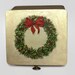 Christmas Wreath Box Jewelry Wood Box Bow Box Decoupage Wreath Box ...