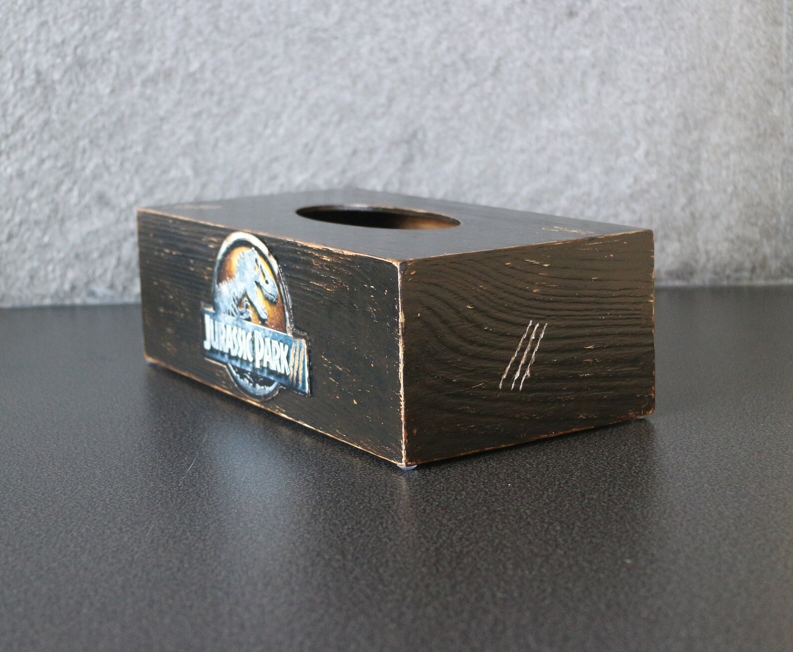 Tissue Box Dinosaur Jurassic park Rectangular tissue box | Etsy
