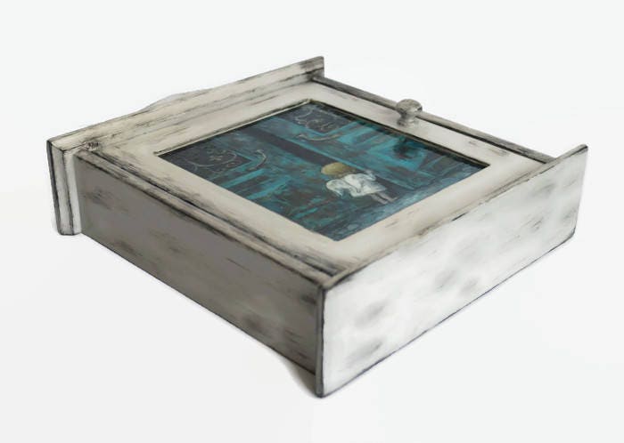 Key Cabinet Angel Shabby Chic Key Holder Angel Key Box Vintage - Etsy