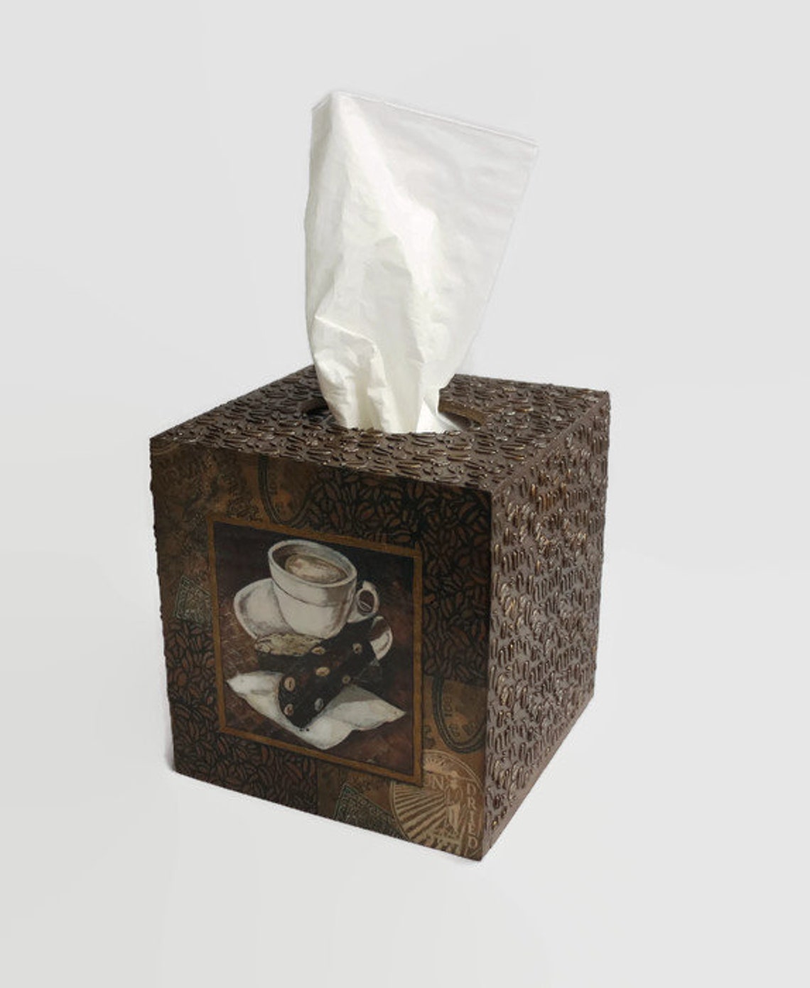 Tissue Box Cover Coffee Coffee Lovers Gift Coffee Beans Coffee - Etsy
