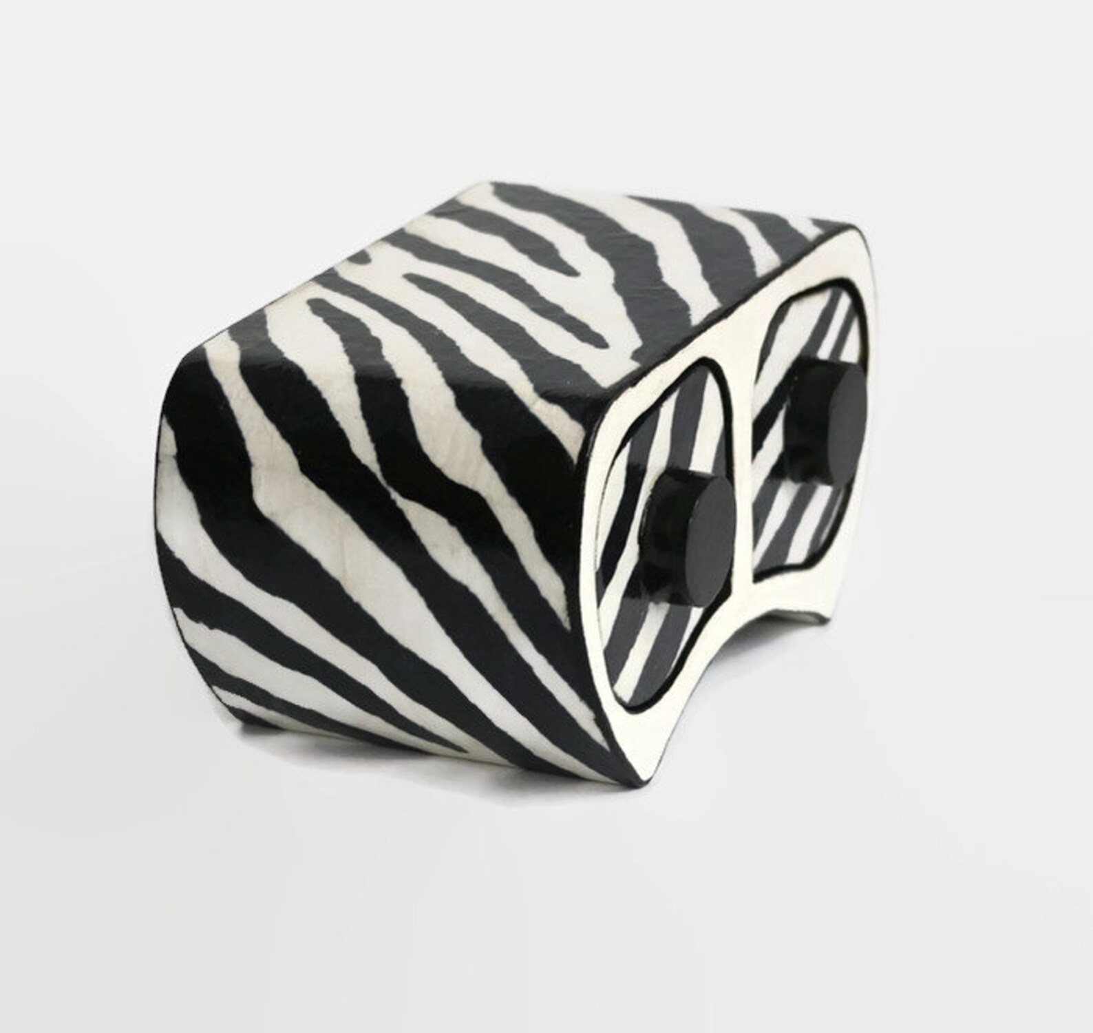 Mini Chest Drawers Zebra Box Zebra Print Zebra Decor Wood Ring - Etsy
