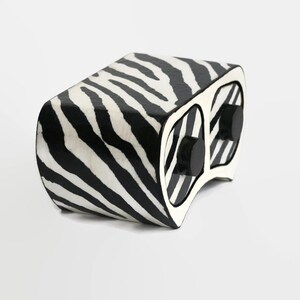 Mini Chest Drawers Zebra Box Zebra Print Zebra Decor Wood Ring Box ...