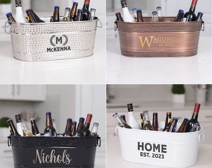 Custom Party Tub / Custom Beverage Tub / Custom Galvanized Tub ...