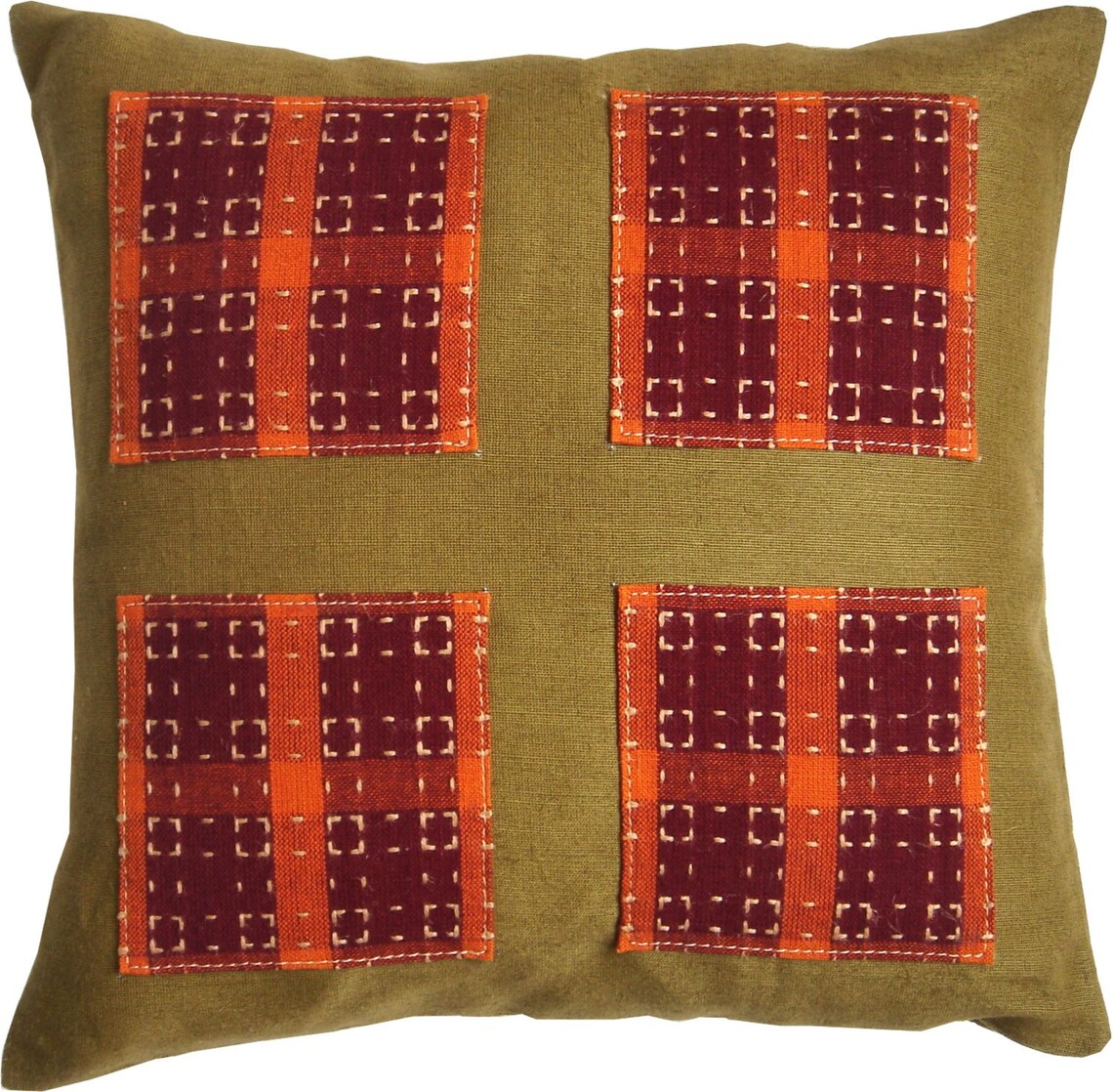 Jute Green Burlap Eco Cushion Covers Handmade With Love - Etsy