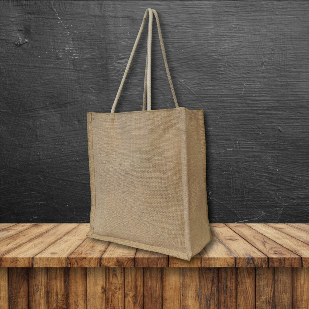 SET of 2 Eco-friendly Jute Totes Bags - Etsy