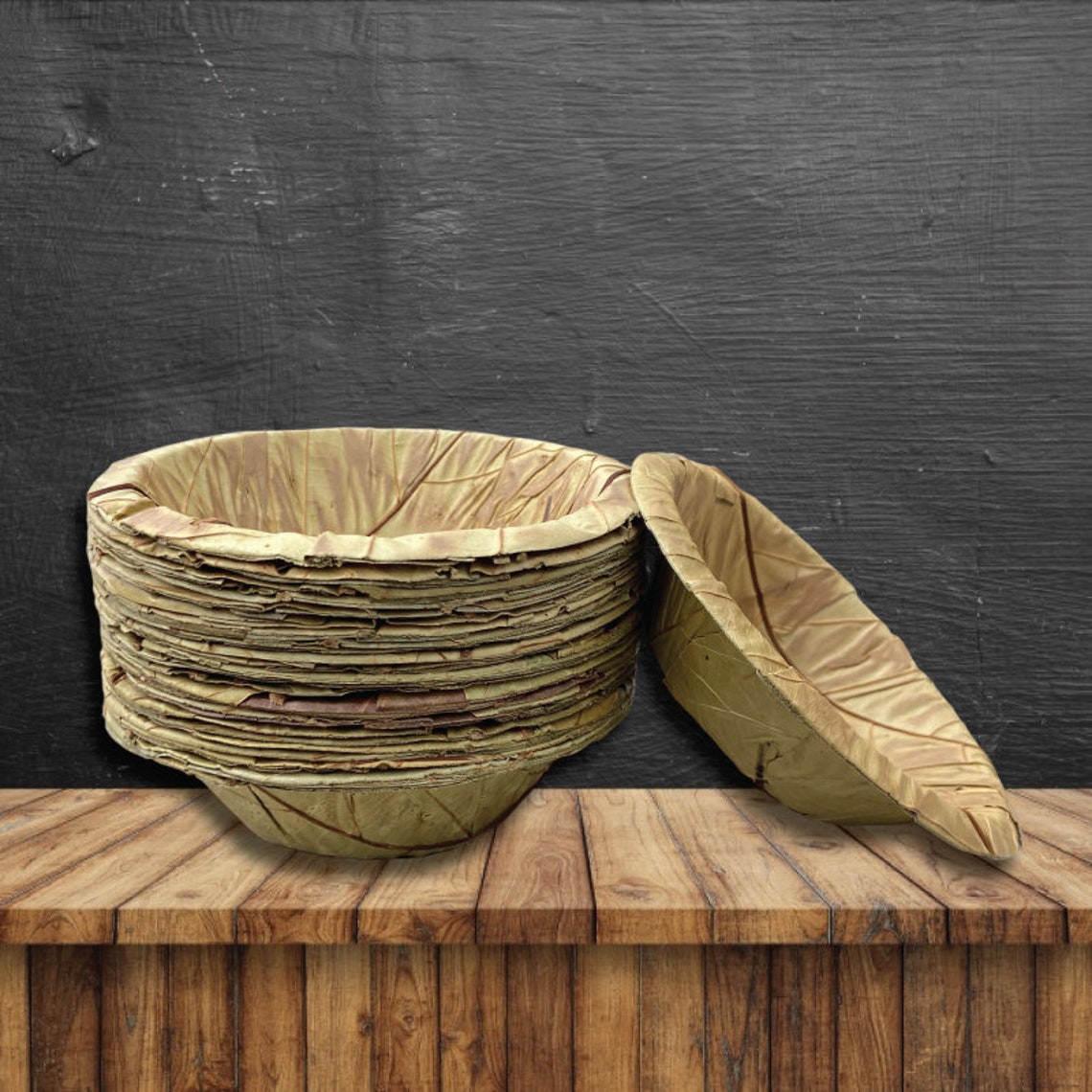 Sal Leaf Plates - 11" Round (50 Pack) - Etsy