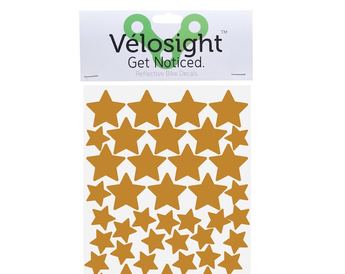 Reflective Bicycle Decals and Bike Helmet Stickers Velosight™ - Etsy