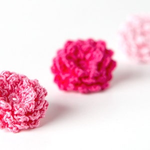 Crochet Pattern Mini Rose Flower Digital File PDF - Etsy