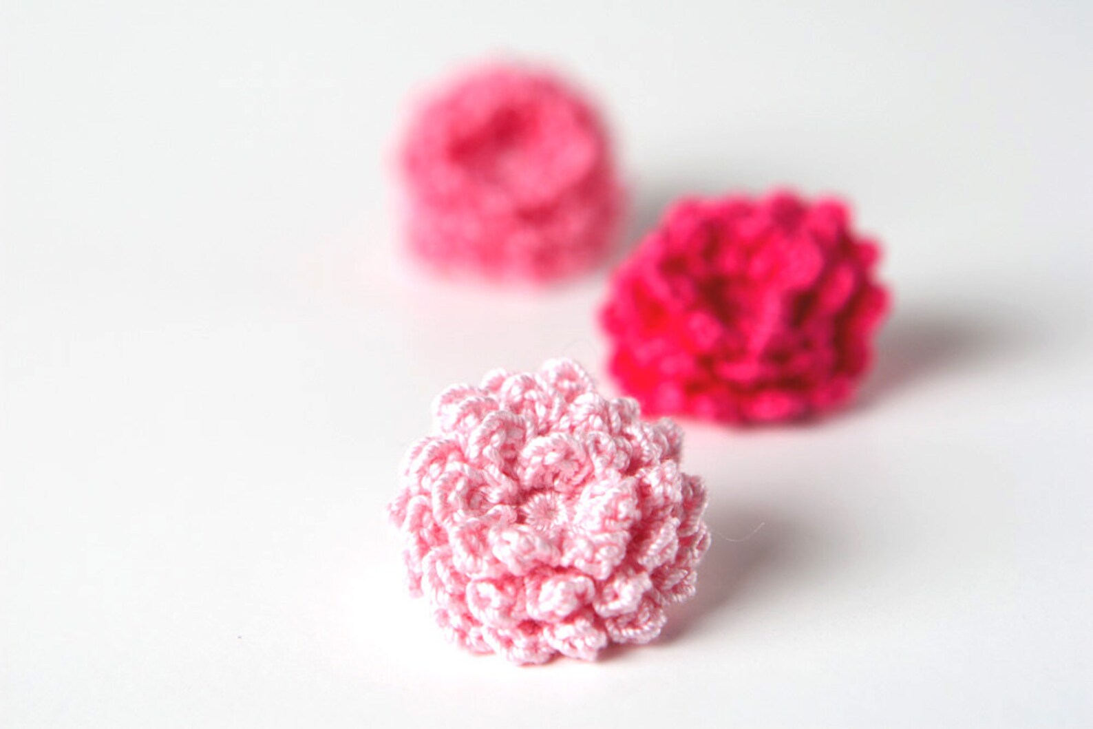 Crochet Pattern Mini Rose Flower Digital File PDF - Etsy