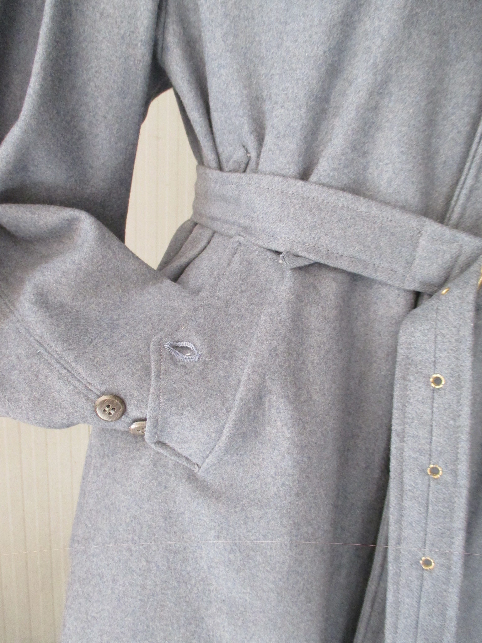 Deadstock 60s Powder Blue Coat/nos 60s Coat/pure Wool/raglan Sleeves ...