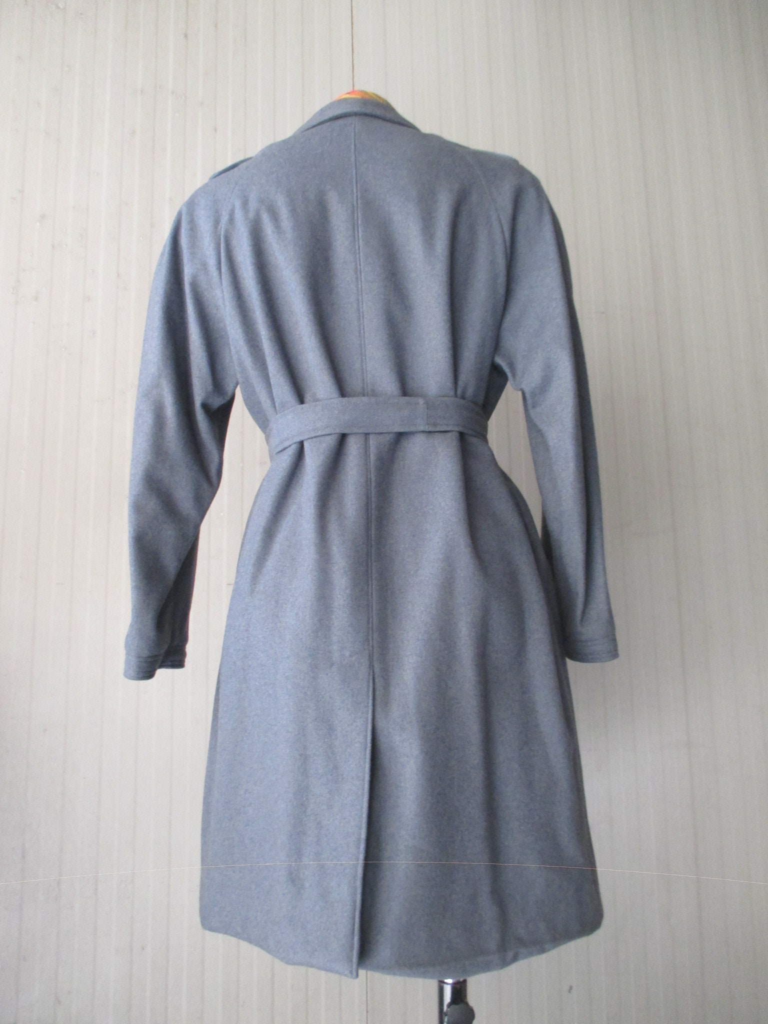 Deadstock 60s Powder Blue Coat/nos 60s Coat/pure Wool/raglan Sleeves ...